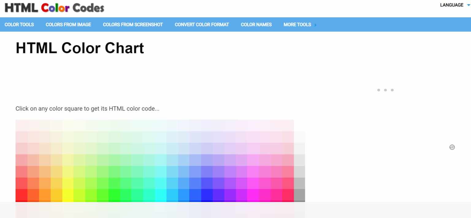 Daftar Kode Warna HTML CSS Terlengkap untuk Membuat Desain Website