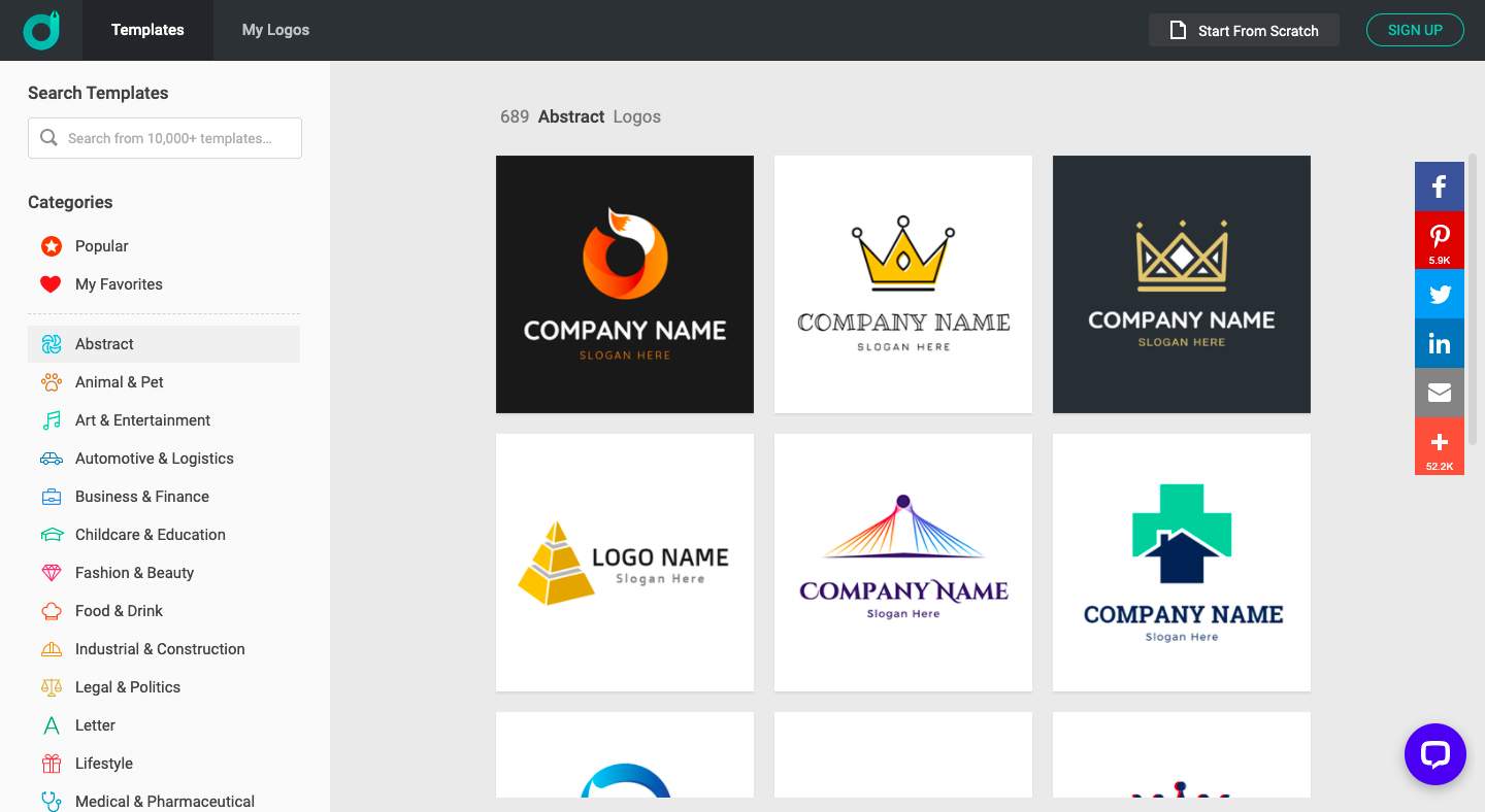 13+ Website untuk Buat Desain Logo Online Terbaik, Gratis! – Dewaweb Blog