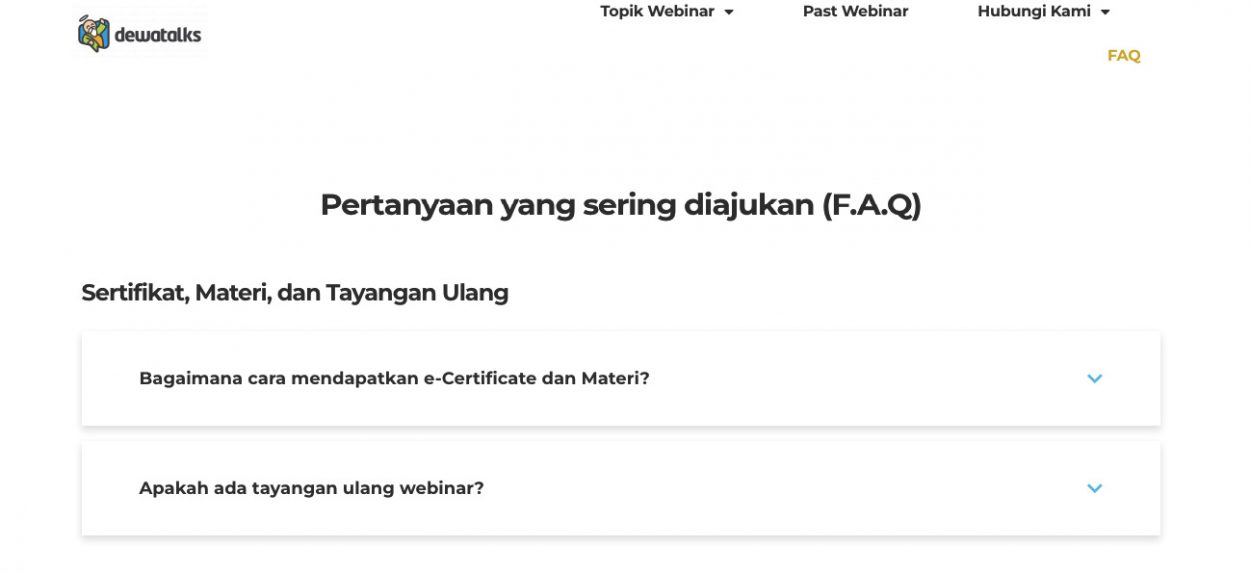 5 Hal Penting untuk Halaman FAQ Website Perusahaan