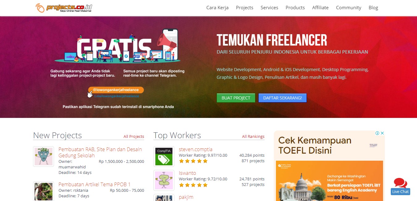 5 Situs Freelance Indonesia & 12 Situs Freelance Luar Terbaik – Dewaweb ...