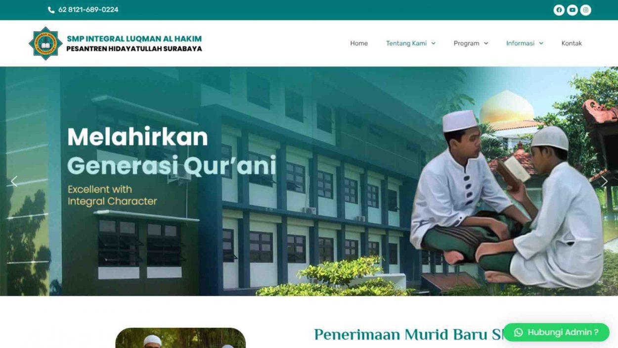 17 Contoh Website Sekolah dengan Desain Menarik & Inspiratif – Dewaweb Blog