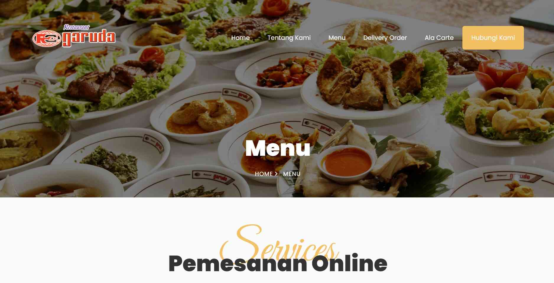 15+ Contoh Website Restoran Lokal & Luar Negeri untuk Inspirasi ...
