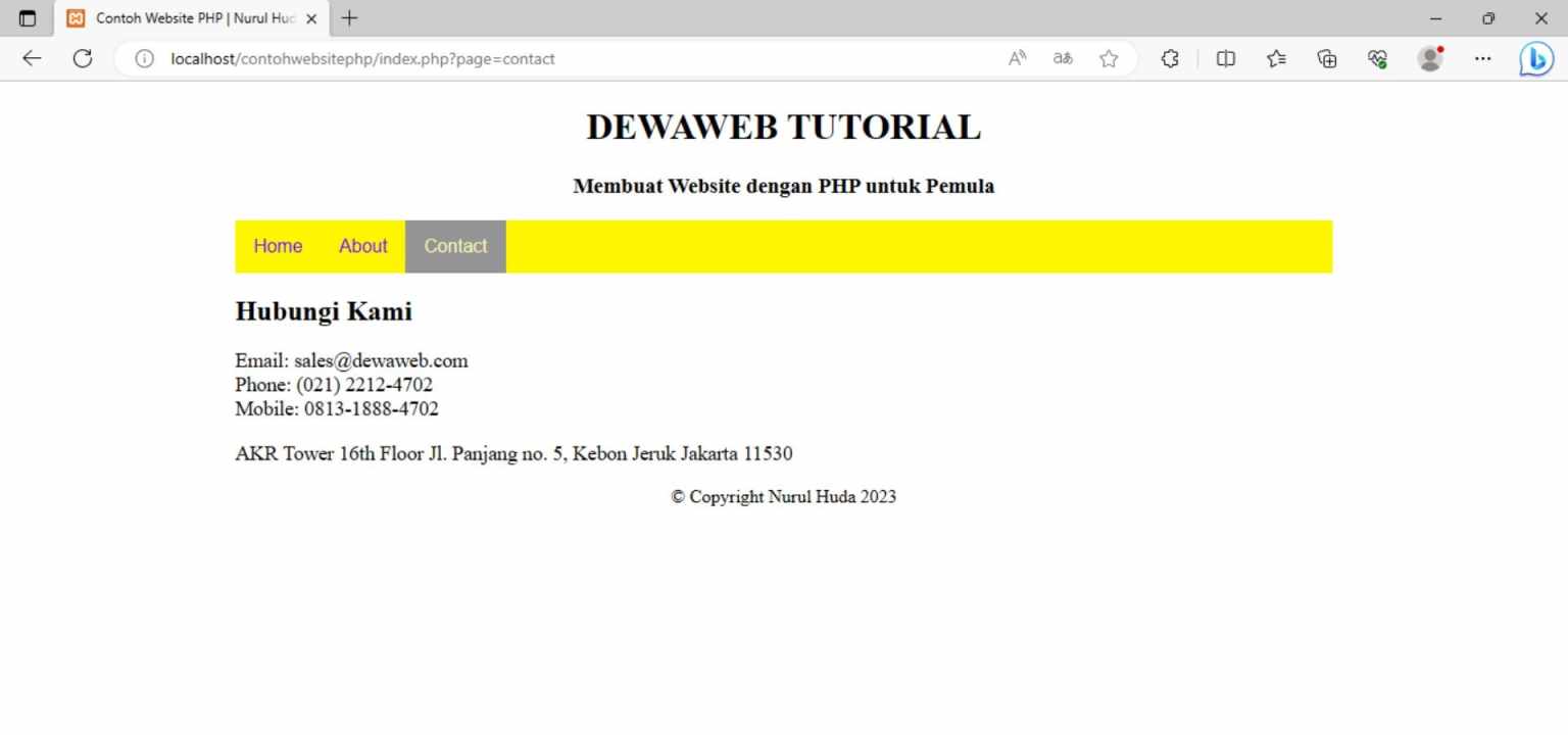 Panduan Cara Membuat Website dengan PHP untuk Pemula – Dewaweb Blog