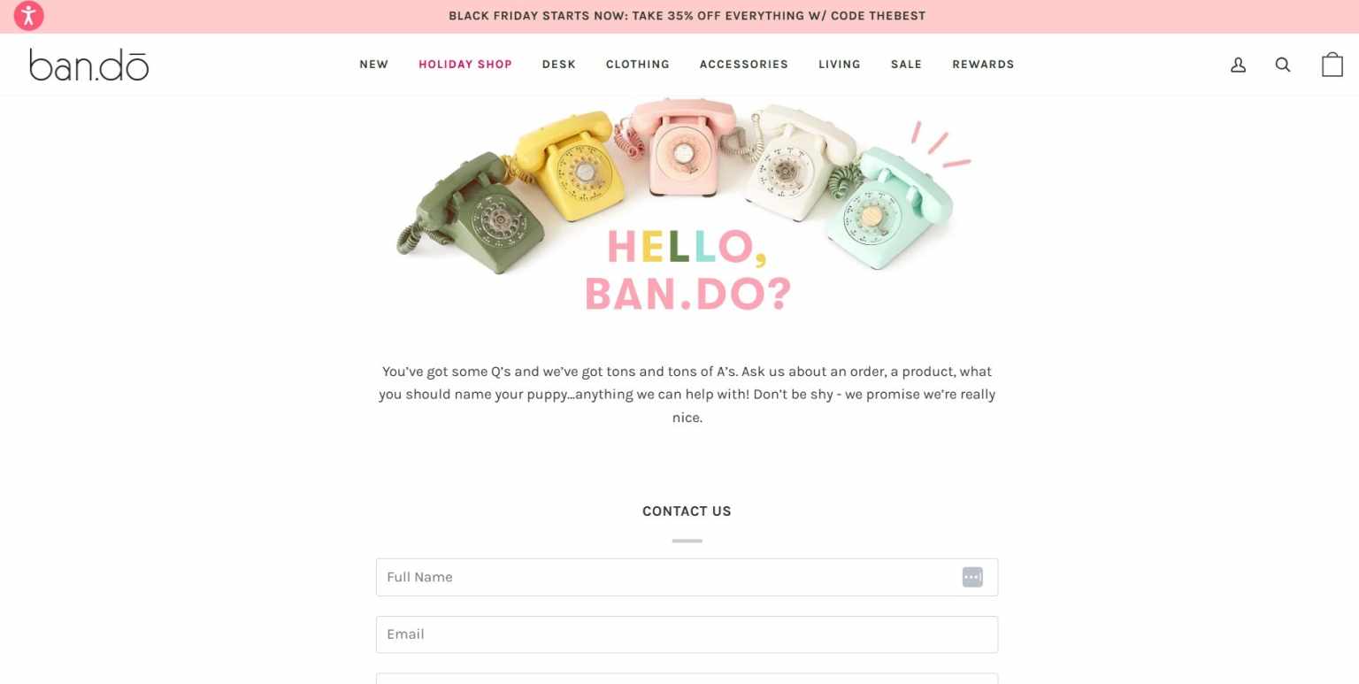 7 Contoh Halaman Kontak Kami Website dan Cara Membuatnya yang Menarik ...