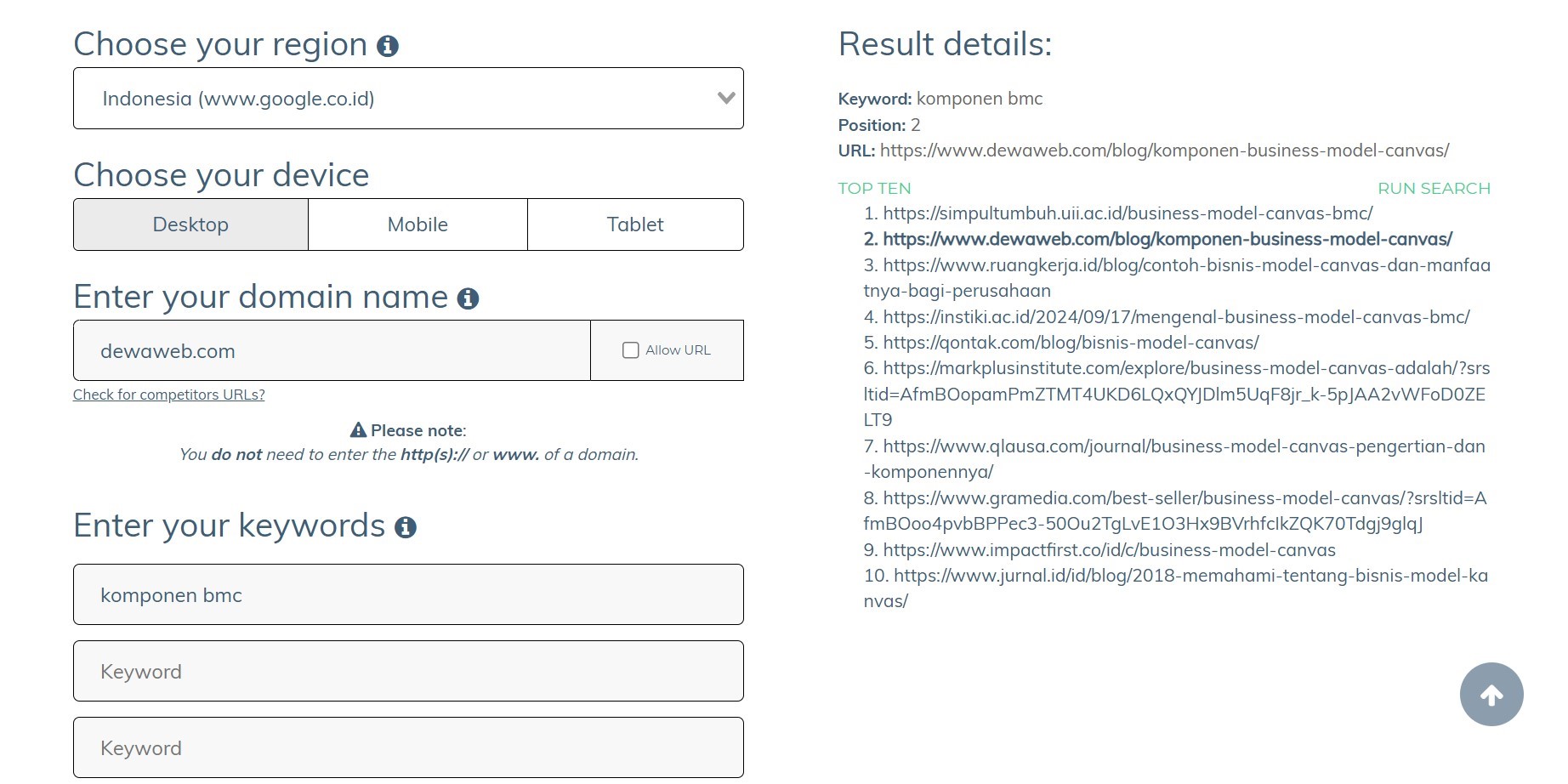 Cara Mudah Cek Ranking Website di Google dengan 5 Tools Ini – Dewaweb Blog