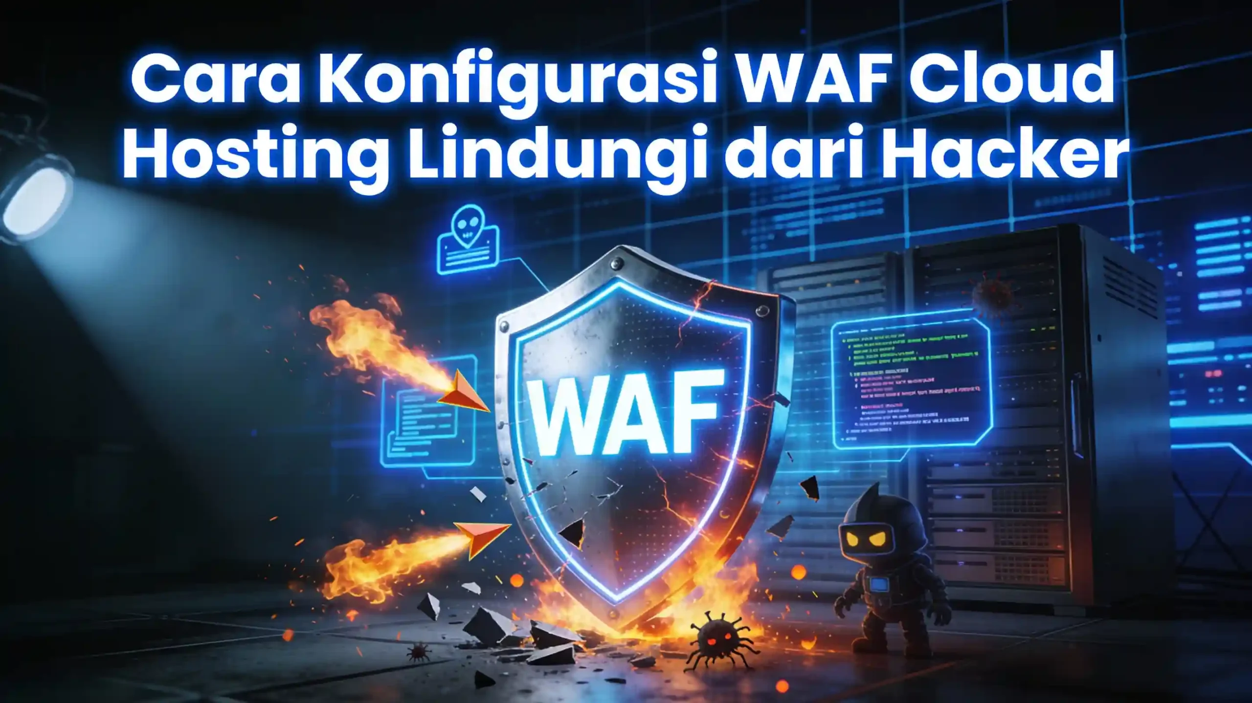 Cara Konfigurasi WAF Cloud Hosting Lindungi Dari Hacker